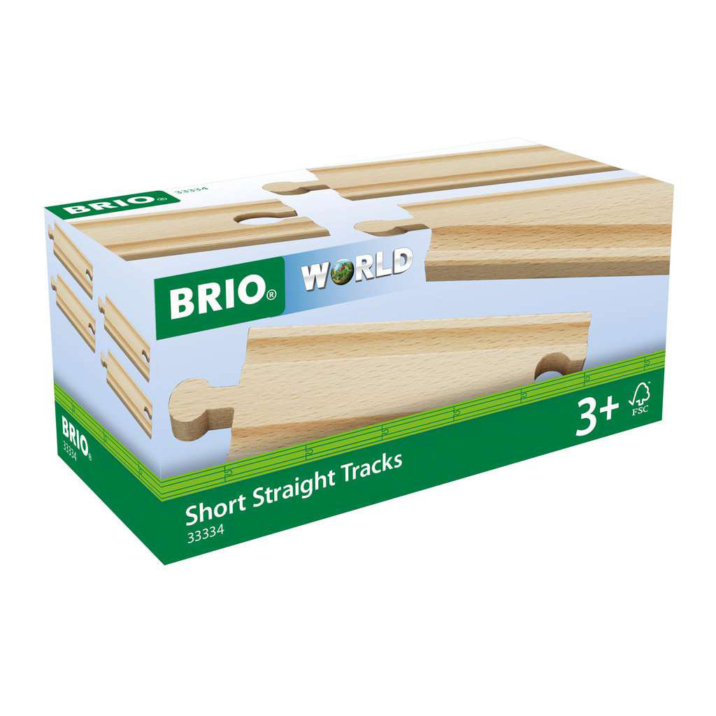 Brio - Rails - Droits courts | Sauterelles et Coccinelles