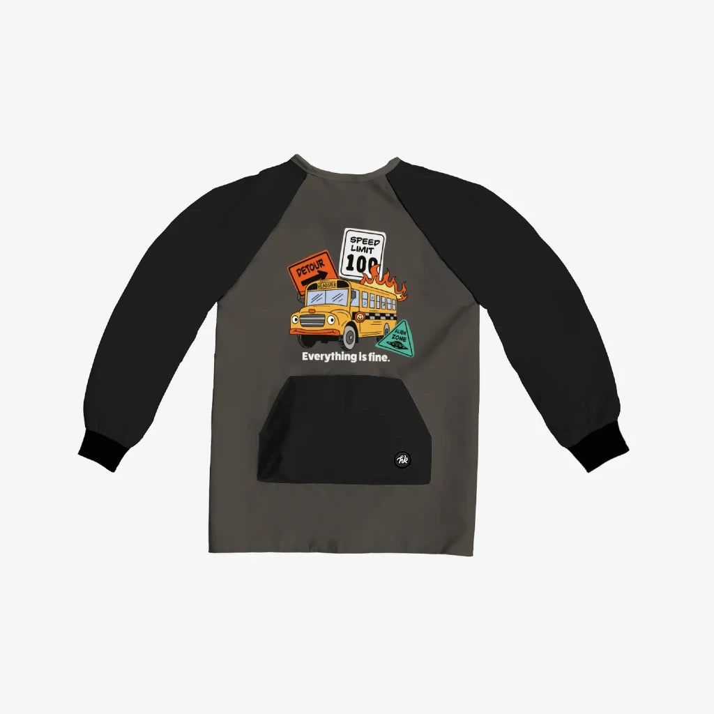 Headster - Tablier - Ted Gris mix | Sauterelles et Coccinelles