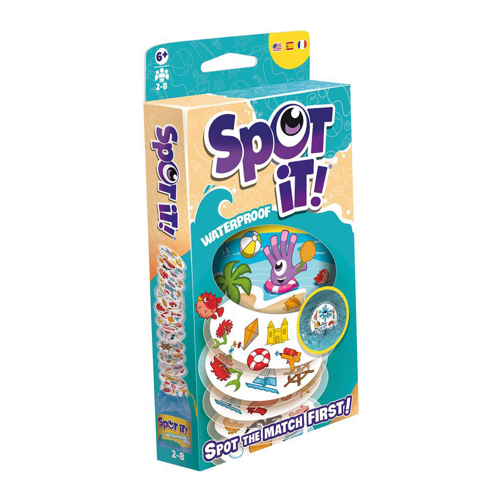 Spot it / Dobble - À la plage (Waterproof) - Édition 2024 | Sauterelles ...