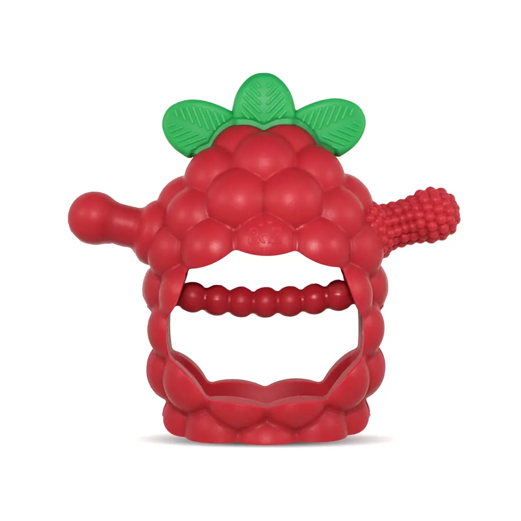 RaZ baby - Mitaine de dentition - Framboise rouge | Sauterelles et ...