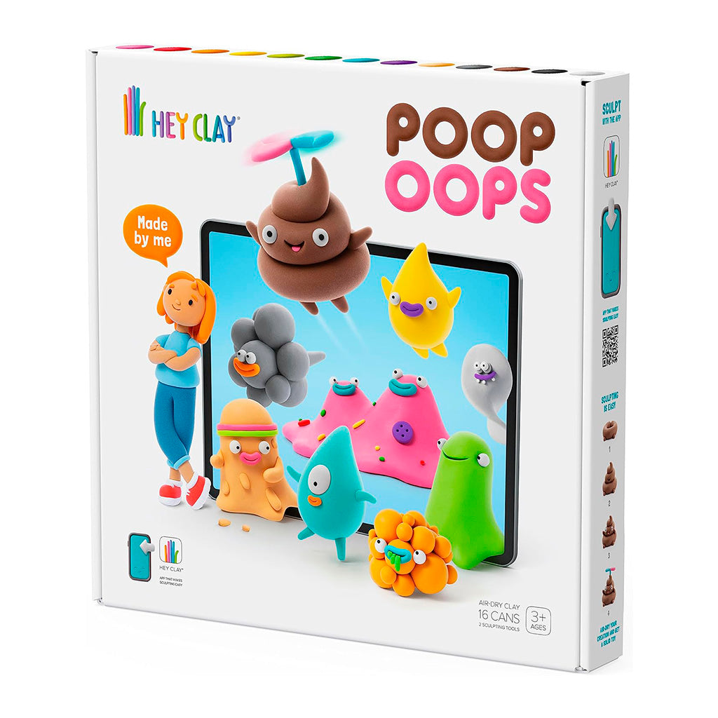 Hey Clay - Ensemble d'argile - Poop Oops | Sauterelles et Coccinelles