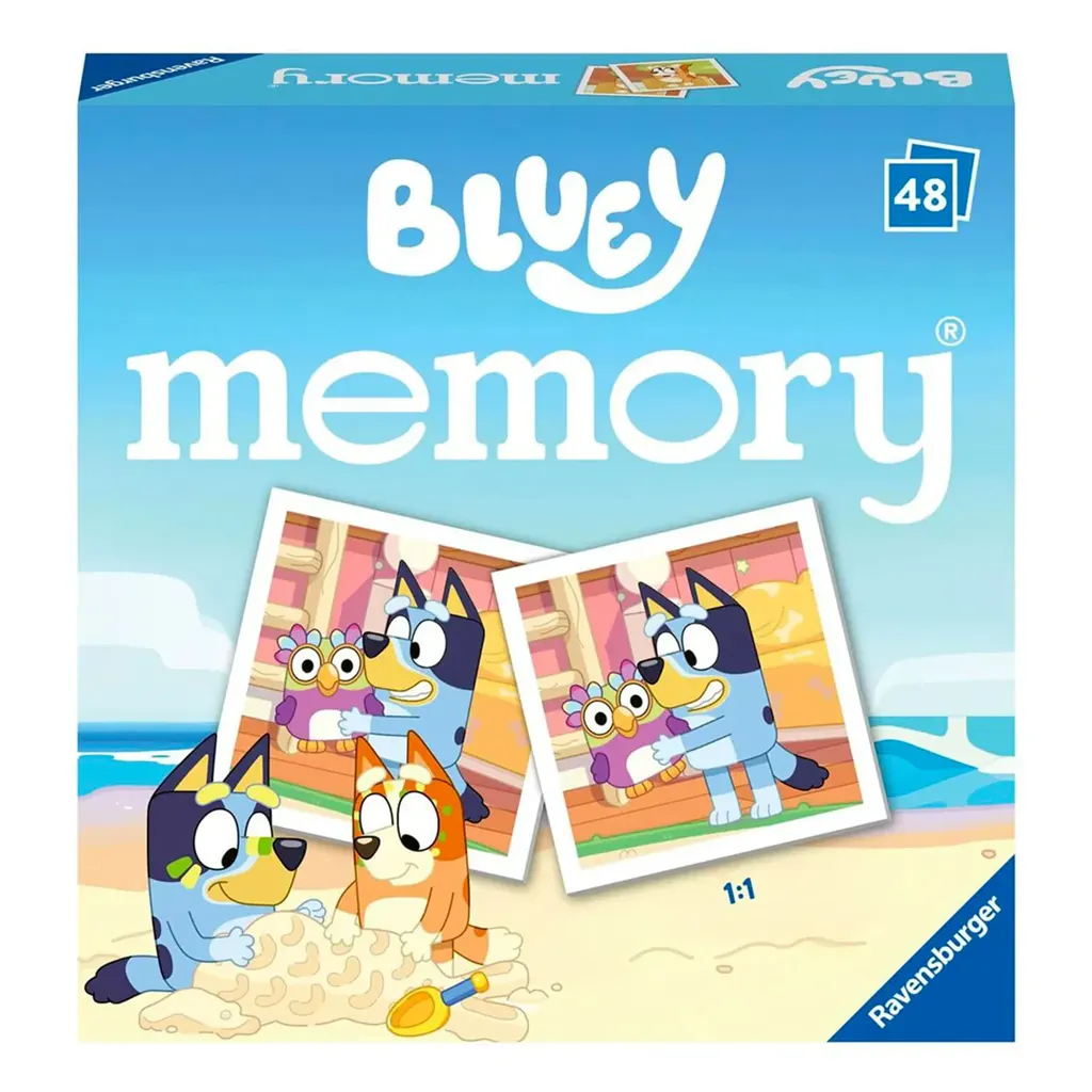 Jeux de mémoire - Matching game - Bluey | Sauterelles et Coccinelles