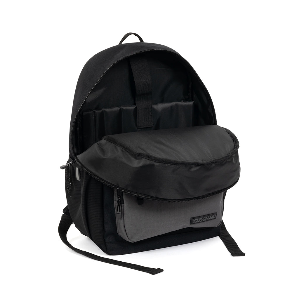Louis Garneau - Sac à dos - Noir et Gris | Sauterelles et Coccinelles