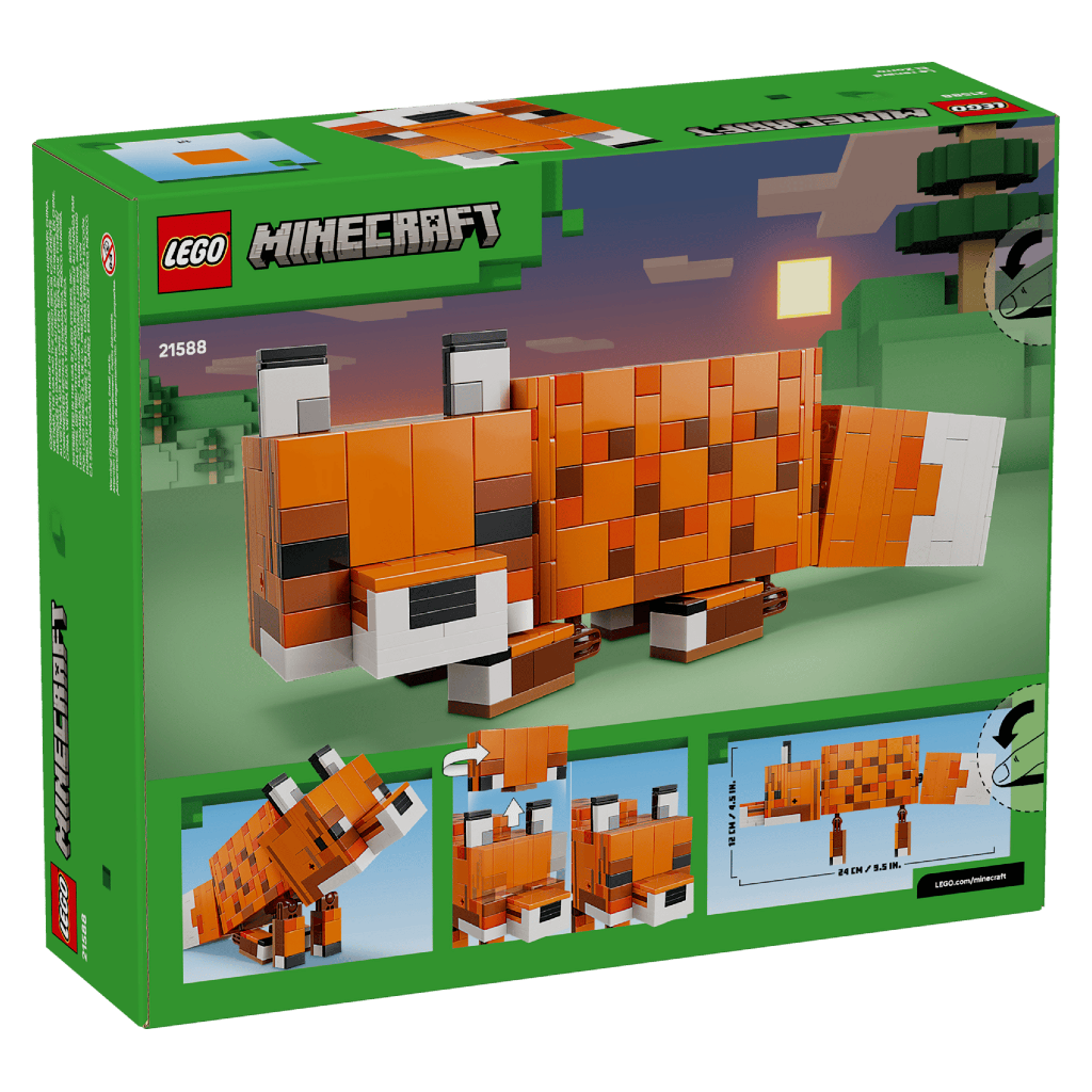 Lego - Minecraft - Le Renard | Sauterelles et Coccinelles