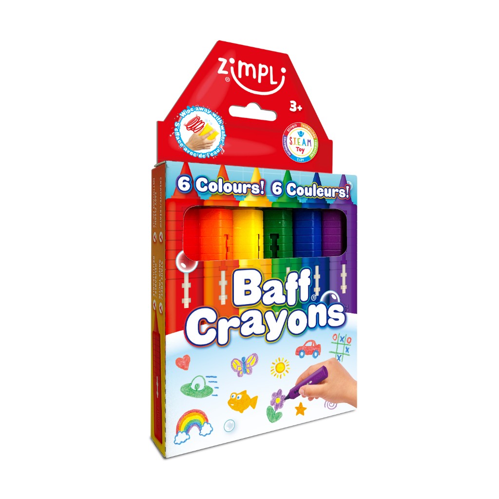 Zimpli - Baff - Crayon de bain | Sauterelles et Coccinelles