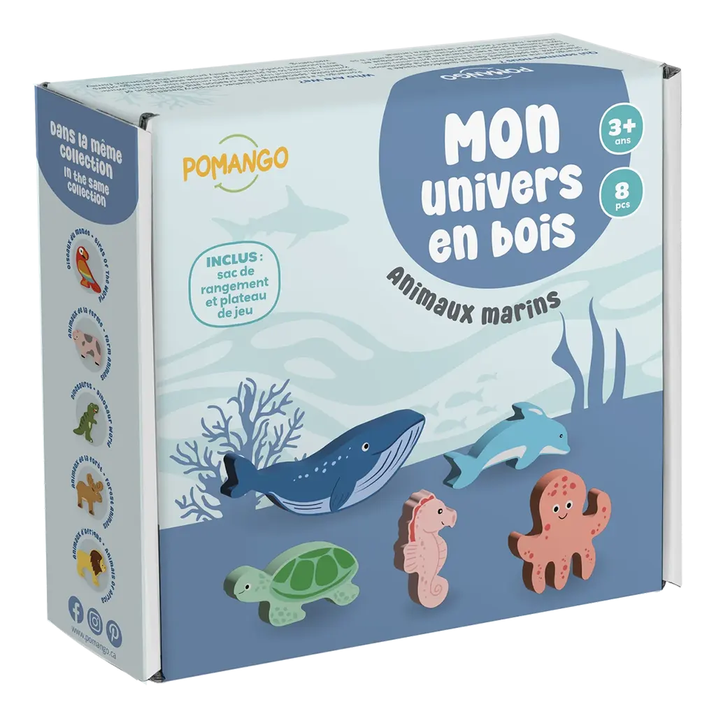 Pomango - Animaux de la forêt en bois | Sauterelles et Coccinelles