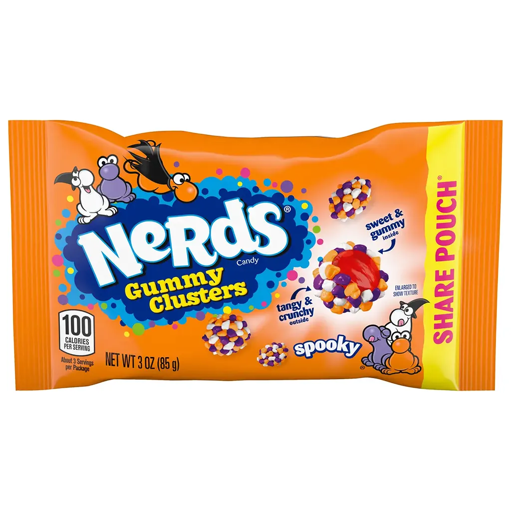 Nerds Spooky Gummy Clusters (85g) | Sauterelles et Coccinelles