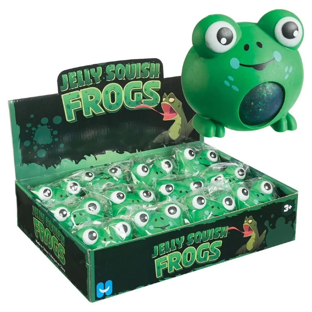 Jelly Squish Frog(à l'unité) | Sauterelles et Coccinelles