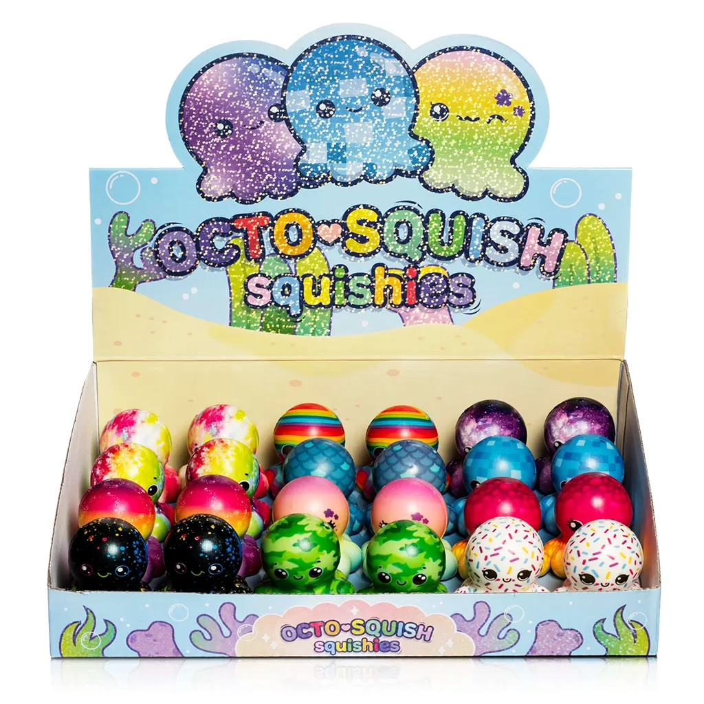 Kawaii - Balle Sensoriel - Mini Octo-Squish | Sauterelles et Coccinelles