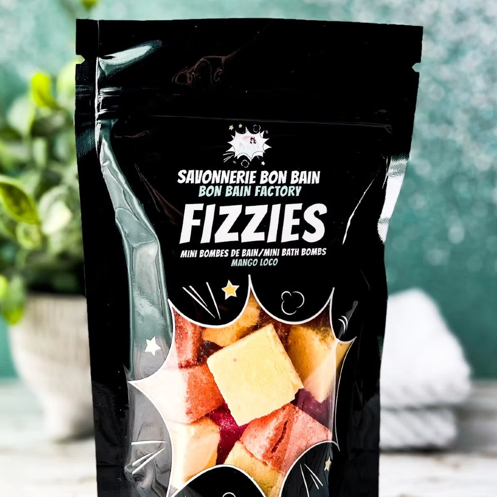 Bon bain - Fizzies cube - Mango Logo (Assortis) 200g | Sauterelles et ...