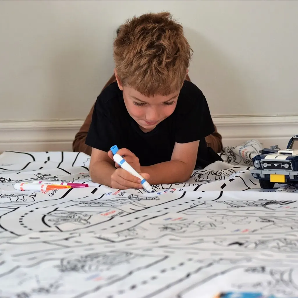 Bimoo - Nappe Transport – Sauterelles et Coccinelles